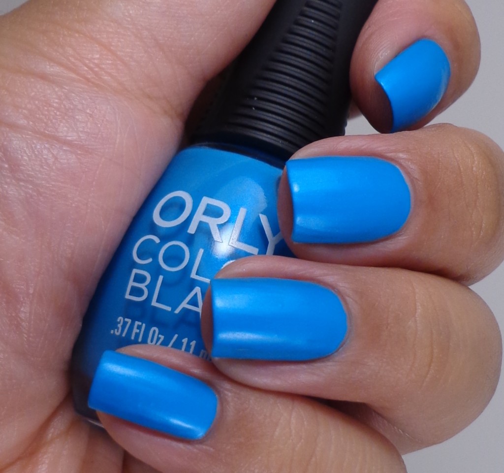 Orly Color Blast Bright Blue Neon - Of Life and Lacquer