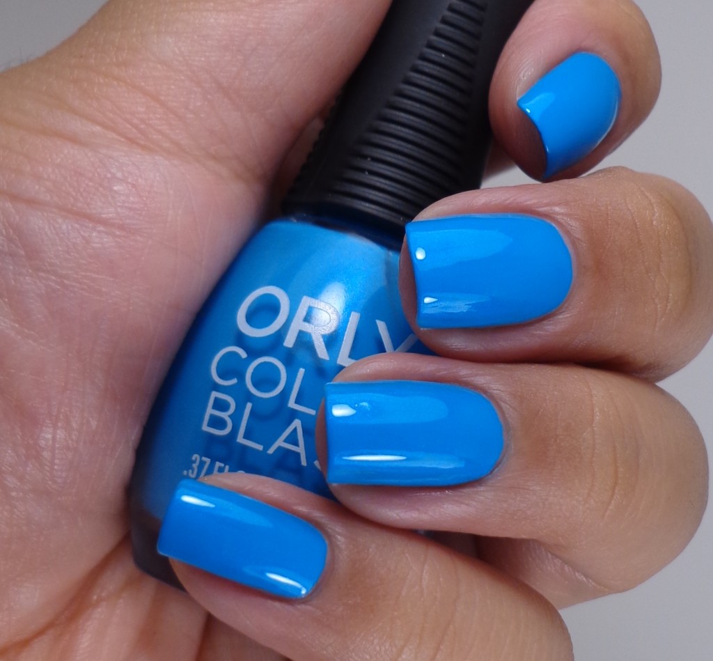 Orly Color Blast Bright Blue Neon - Of Life and Lacquer